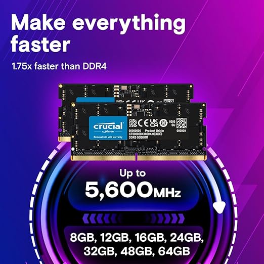 Crucial RAM 16GB DDR5 5600MT Laptop Nehru Place Dealers